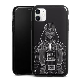 DeinDesign iPhone 11 Handy Silikon H&uuml;lle Case schwarz Handyh&uuml;lle Darth Vader Star Wars Black