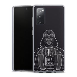 DeinDesign Galaxy S20 FE Handy Silikon H&uuml;lle Case transparent Handyh&uuml;lle Darth Vader Star Wars Black Silikon Case