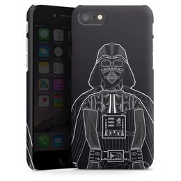 DeinDesign iPhone SE (2020) Handy Premium Case Smartphone Handyh&uuml;lle Schutzh&uuml;lle matt Black Star Wars Darth Vader Premium Case