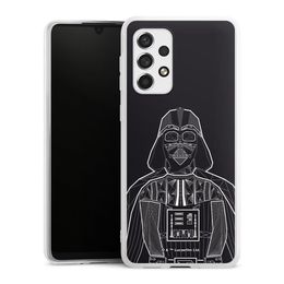 DeinDesign Galaxy A33 5G Handy Silikon H&uuml;lle Case transparent Handyh&uuml;lle Darth Vader Star Wars Black Silikon Case