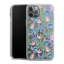 DeinDesign iPhone 12 Pro Max Handy Silikon H&uuml;lle Case transparent Handyh&uuml;lle Muster Lilo & Stitch Disney Silikon Case