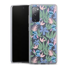DeinDesign Galaxy S20 FE Handy Silikon H&uuml;lle Case transparent Handyh&uuml;lle Disney Lilo & Stitch Muster Silikon Case