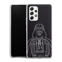 DeinDesign Galaxy A53 5G Handy Silikon H&uuml;lle Case transparent Handyh&uuml;lle Darth Vader Star Wars Black Silikon Case