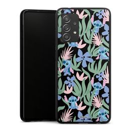 DeinDesign Galaxy A52s 5G Handy Silikon H&uuml;lle Case schwarz Handyh&uuml;lle Muster Lilo & Stitch Disney