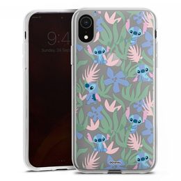 DeinDesign iPhone Xr Handy Silikon H&uuml;lle Case transparent Handyh&uuml;lle Disney Muster Lilo & Stitch Silikon Case