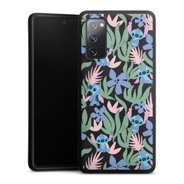 DeinDesign Galaxy S20 FE 5G Handy Premium Silikon H&uuml;lle Handyh&uuml;lle schwarz Case Disney Lilo & Stitch Muster Silikon Premium Case