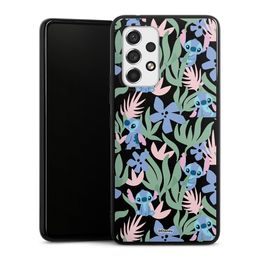DeinDesign Galaxy A53 5G Handy Silikon H&uuml;lle Case schwarz Handyh&uuml;lle Disney Lilo & Stitch Muster
