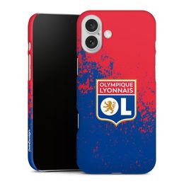 DeinDesign iPhone 16 Plus Handy Premium Case Smartphone Handyh&uuml;lle Schutzh&uuml;lle matt Ol Olympique Lyonnais Official Licensed Product Premium Case