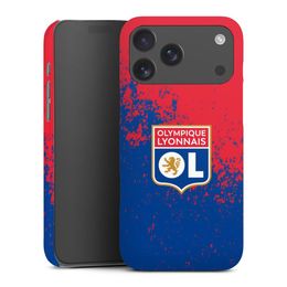 DeinDesign iPhone 17 Pro Max Handy Premium Case Smartphone Handyh&uuml;lle Schutzh&uuml;lle gl&auml;nzend Ol Olympique Lyonnais Official Licensed Product Premium Case