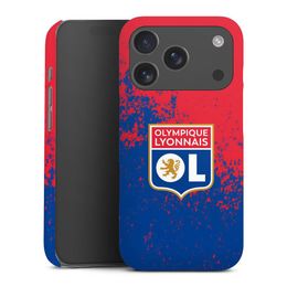 DeinDesign iPhone 17 Pro Handy Premium Case Smartphone Handyh&uuml;lle Schutzh&uuml;lle gl&auml;nzend Ol Olympique Lyonnais Official Licensed Product Premium Case