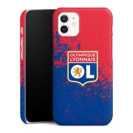 DeinDesign iPhone 12 mini Handy Premium Case Smartphone Handyh&uuml;lle Schutzh&uuml;lle gl&auml;nzend Ol Official Licensed Product Olympique Lyonnais Premium Case