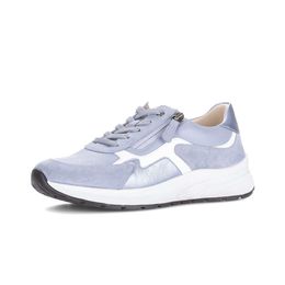 Sneaker Gabor "Sneaker low", Damen, Gr. 36, blau, Schuhe Sneaker