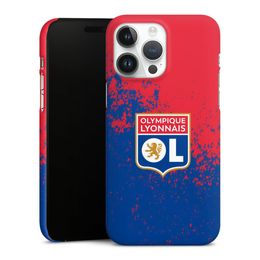 DeinDesign iPhone 14 Pro Max Handy Premium Case Smartphone Handyh&uuml;lle Schutzh&uuml;lle matt Ol Olympique Lyonnais Official Licensed Product Premium Case