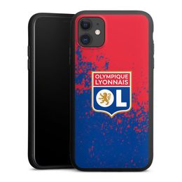 DeinDesign iPhone 11 Handy Premium Silikon H&uuml;lle Handyh&uuml;lle schwarz Case Olympique Lyonnais Ol Official Licensed Product Silikon Premium Case