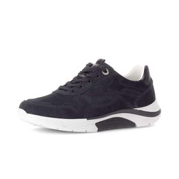 Sneaker Gabor "Sneaker low", Damen, Gr. 35,5, schwarz-wei&szlig; (blau), Schuhe Sneaker