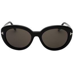 Tom Ford Sonnenbrille In Gl&auml;nzendem Schwarz