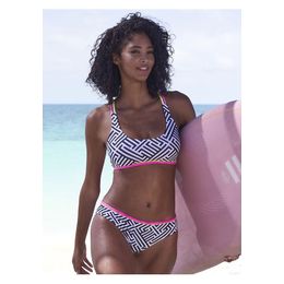 Buffalo Bustier-Bikini-Top 'Gioletta' mehrfarbig Gr. 34 Cup C/D. Ohne St&auml;bchen Und Ohne B&uuml;gel. Nachhaltig.