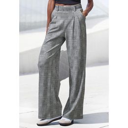 Lascana Schlupfhose 'extra Weit mit Bundfalten' mehrfarbig Gr. 44/46 f&uuml;r Damen
