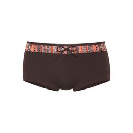Buffalo Bikini-Hotpants 'Romy' braun Gr. 36. Mit Zierschleife