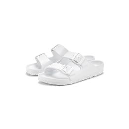 Venice Beach Set: Badepantolette 'Badeschuhe, Badelatsche,' wei&szlig; Gr. 39 f&uuml;r Damen. Mit Zierschnalle