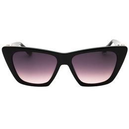 Gl&auml;nzende Schwarze Sonnenbrille Von Guess