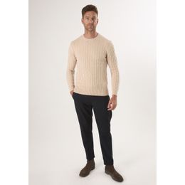 Pullover Pullover Mit Rundhalsausschnitt Aus Kabelstrick