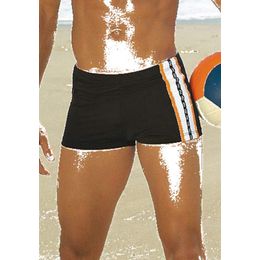 s.Oliver Herren Boxer-Badehose braun Gr&ouml;&szlig;e 5