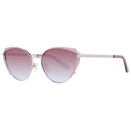 Guess By Marciano Marciano von Guess Sonnenbrille aus ros&eacute;goldfarbenem Metall