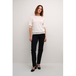 Kaffe Strickpullover Regular fit white