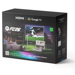 Xgimi MoGo 4 LED Match Night Bundle inkl. Beamer, Google TV, Leinwand, Koffer, Stand, Filter, FC26 Code