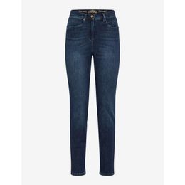 Raphaela by Brax Damen Five-Pocket-Hose Style LUCA STONED USING & BUFFIES, denim blau, Gr. 36