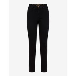 Raphaela by Brax Damen Five-Pocket-Hose Style LUCA BLACK, denim schwarz, Gr. 36