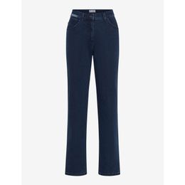 Raphaela by Brax Damen Five-Pocket-Hose Style CORRY, denim blau, Gr. 46