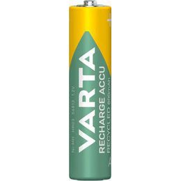 Varta Akku Recycled Blister 2, wiederaufladbar, 800mAh, Micro AAA, 2 St&uuml;ck