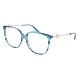 Guess GU50350 Brille Damen | Fassung: Vollrand, Quadratisch, Blau Petrol