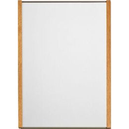 moedel Wandschild LMH, DIN A4, Hochformat, Holz- und Aluminiumrahmen, Klebe- oder Schraubmontage, B 308,5 x H 422,5 mm, bronze/Eiche