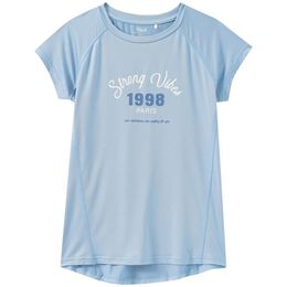 Yigga M&auml;dchen Sport-T-Shirt mit Text-Motiv
