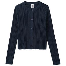 Yigga M&auml;dchen Strickjacke mit Knopfleiste