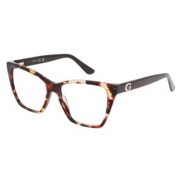 Guess Guess GU50235 Brille Unisex | Fassung: Vollrand, Quadratisch, Havanna Dunkel