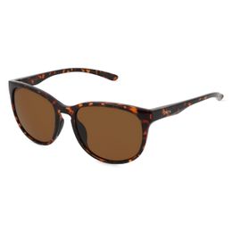 Smith LAKE SHASTA | Damen-Sonnenbrille | Fassung: Vollrand, Panto, Kunststoff, Braun Havanna | Glasfarbe: Braun