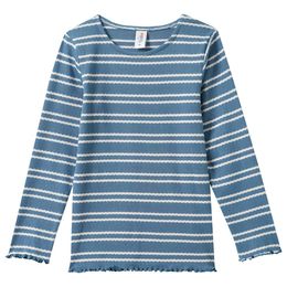 Topolino M&auml;dchen Langarmshirt mit Rippstruktur