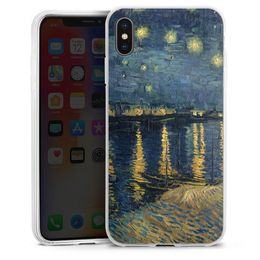 DeinDesign iPhone Xs Max Handy Silikon H&uuml;lle Case transparent Handyh&uuml;lle Kunst Painting Silikon Case
