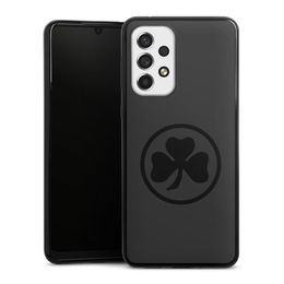 DeinDesign Galaxy A33 5G Handy Slim Case extra d&uuml;nn Silikon Handyh&uuml;lle schwarz H&uuml;lle Official Licensed Product Clover Spvgg Greuther F&uuml;rth Silikon Slim Case