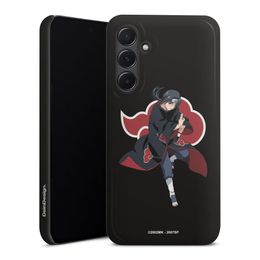 DeinDesign Galaxy A35 5G Handy Premium Case Smartphone Handyh&uuml;lle Schutzh&uuml;lle gl&auml;nzend Official Licensed Product Naruto Shippuden Itachi Uchiha Premium Case