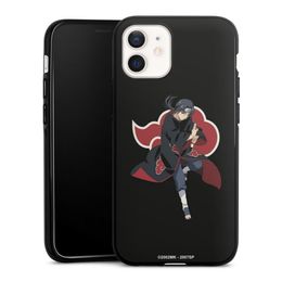 DeinDesign iPhone 12 Handy Silikon H&uuml;lle Case schwarz Handyh&uuml;lle Official Licensed Product Naruto Shippuden Itachi Uchiha
