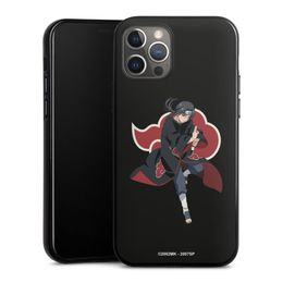 DeinDesign iPhone 12 Pro Handy Silikon H&uuml;lle Case schwarz Handyh&uuml;lle Official Licensed Product Naruto Shippuden Itachi Uchiha