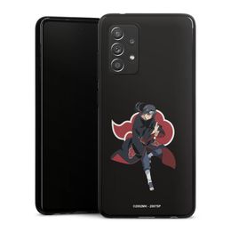 DeinDesign Galaxy A52s 5G Handy Silikon H&uuml;lle Case schwarz Handyh&uuml;lle Official Licensed Product Naruto Shippuden Itachi Uchiha