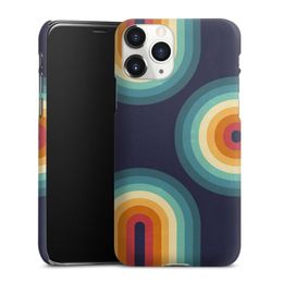 DeinDesign iPhone 11 Pro Handy Premium Case Smartphone Handyh&uuml;lle Schutzh&uuml;lle matt Colourful Rainbow Retro Premium Case