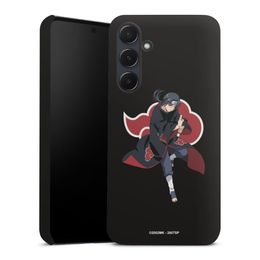 DeinDesign Galaxy A55 5G Handy Premium Case Smartphone Handyh&uuml;lle Schutzh&uuml;lle gl&auml;nzend Official Licensed Product Naruto Shippuden Itachi Uchiha Premium Case