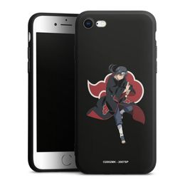 DeinDesign iPhone SE (2020) Handy Premium Silikon H&uuml;lle Handyh&uuml;lle schwarz Case Naruto Shippuden Itachi Uchiha Official Licensed Product Silikon Premium Case